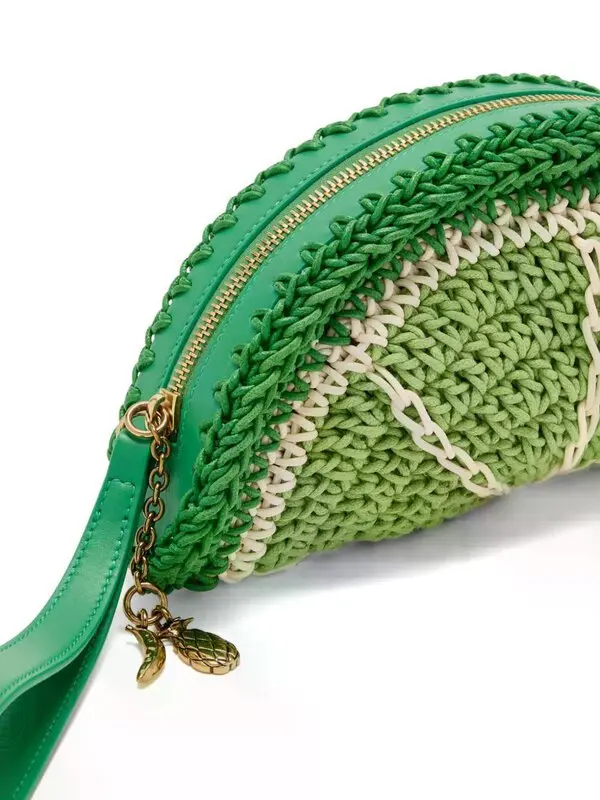 Chloé Crochet-knit Clutch Bag - Green