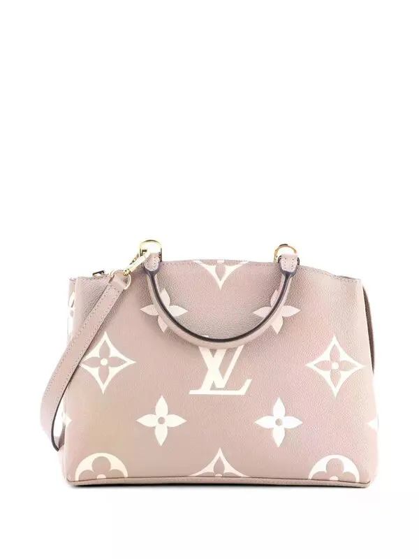 LOUIS VUITTON Petit Palais Monogram Empreinte Giant Satchel - Neutrals