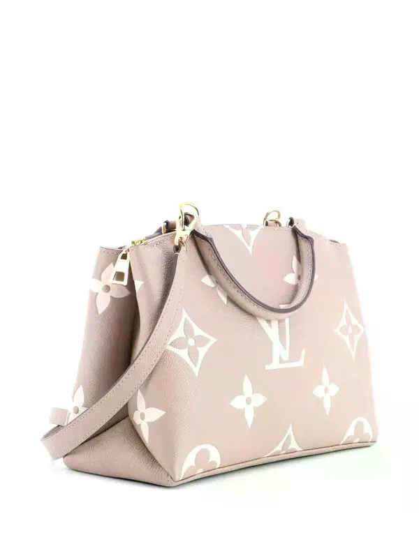LOUIS VUITTON Petit Palais Monogram Empreinte Giant Satchel - Neutrals