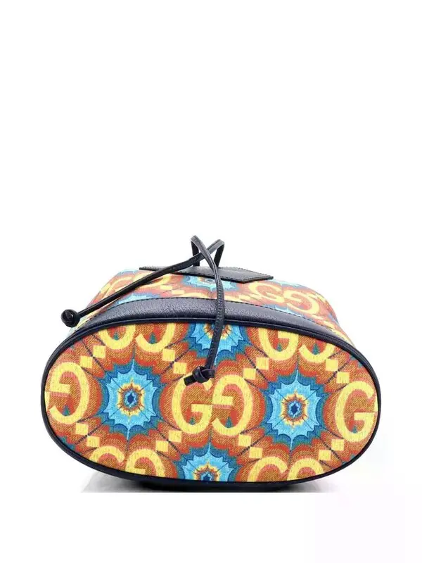 Gucci 100 Ophidia Limited Edition Coated Canvas Bucket Bag - Multicolour
