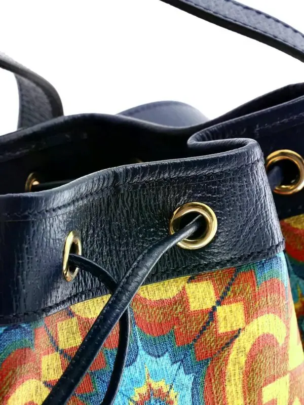 Gucci 100 Ophidia Limited Edition Coated Canvas Bucket Bag - Multicolour