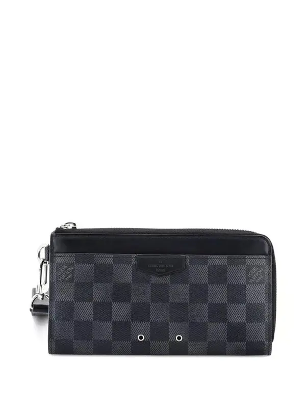 LOUIS VUITTON Zippy Dragonne Wallet Damier Graphite Small Wallets - Black