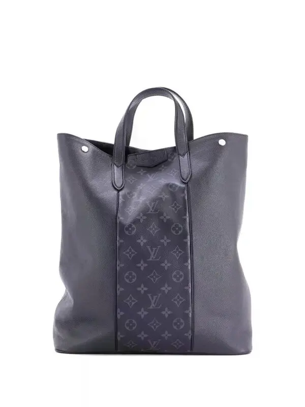 LOUIS VUITTON City Monogram Taigarama Tote Bag - Black