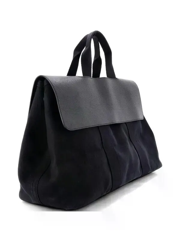 Hermès Valparaiso Mm Tote Bag Toile And Leather