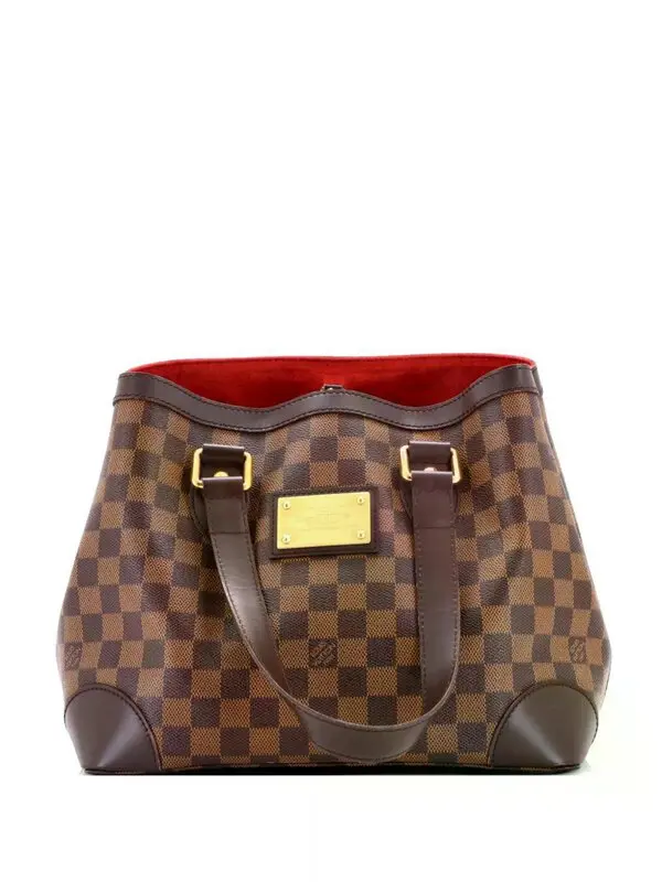 LOUIS VUITTON Hampstead Handbag Damier Pm Tote - Brown