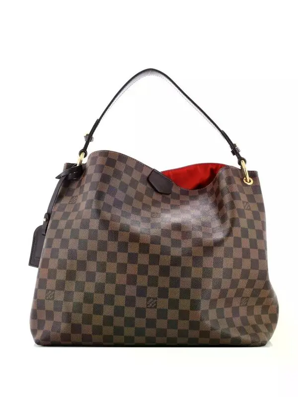 LOUIS VUITTON Graceful Damier Mm Hobo Bag - Brown