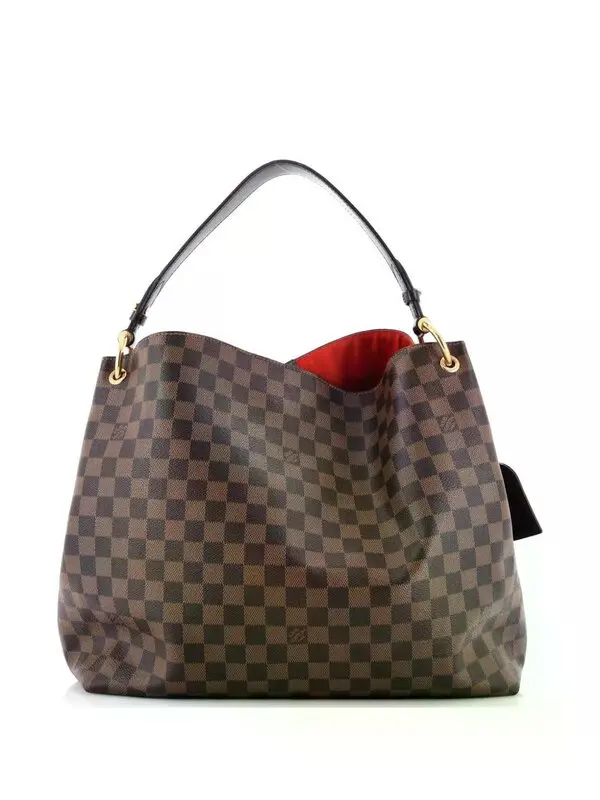 LOUIS VUITTON Graceful Damier Mm Hobo Bag - Brown