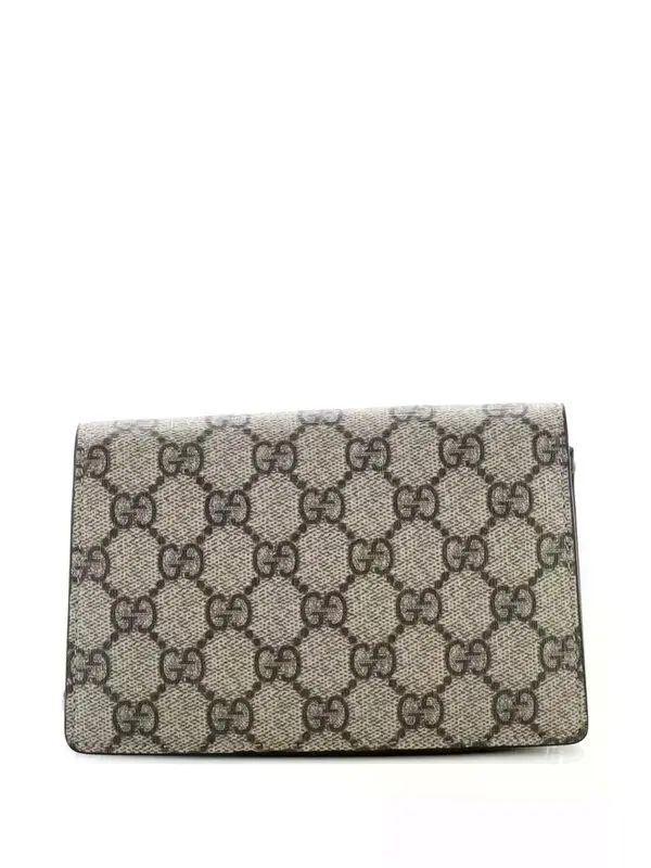 Gucci Dionysus Gg Coated Canvas Super Mini Crossbody Bag - Brown