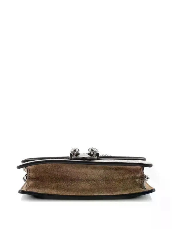 Gucci Dionysus Gg Coated Canvas Super Mini Crossbody Bag - Brown