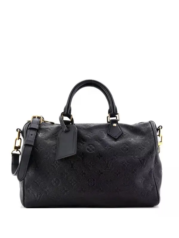 LOUIS VUITTON Speedy Soft Bandouliere 30 Satchel Monogram Empreinte Leather