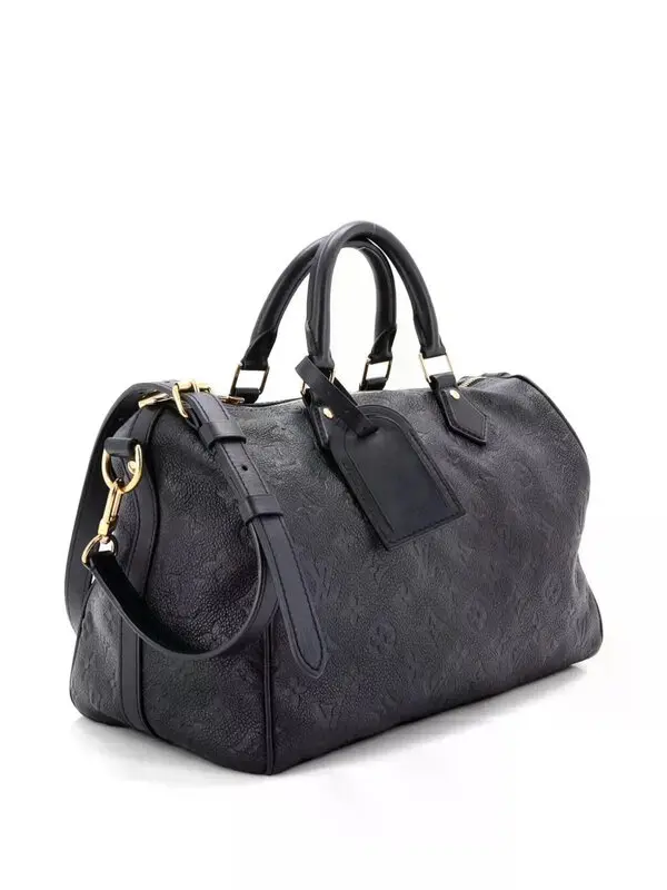 LOUIS VUITTON Speedy Soft Bandouliere 30 Satchel Monogram Empreinte Leather