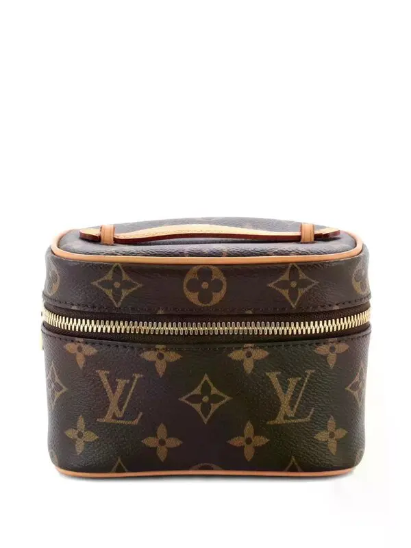 LOUIS VUITTON Nice Vanity Case Monogram Canvas Nano Pouch - Brown