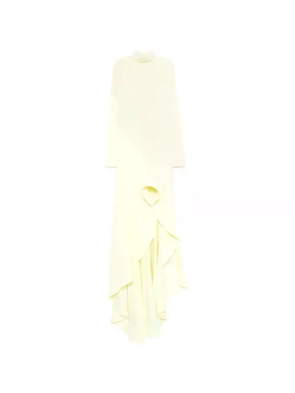 Stella McCartney Ruffled Asymmetric Dress - Yellow