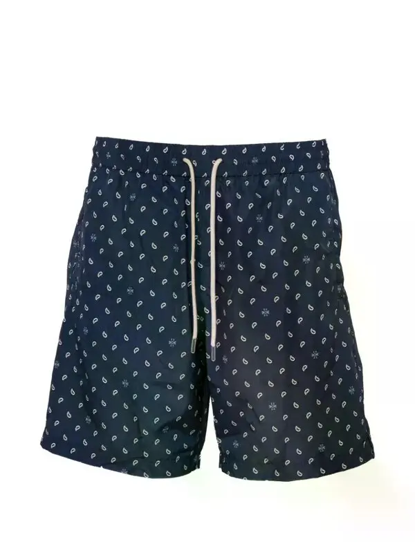 Jacob Cohen Paisley-print Swim Shorts - Blue
