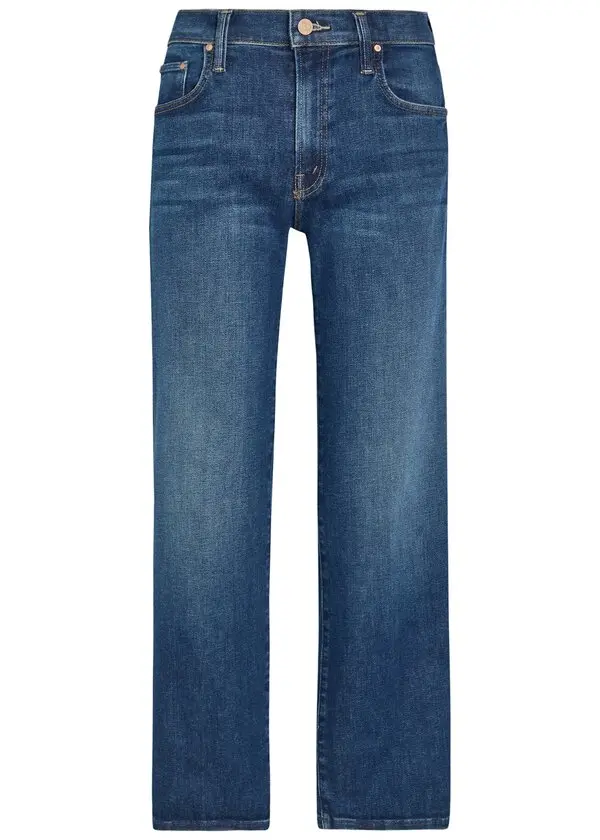 MOTHER The Mid Rise Rambler Stretch-denim Jeans - Blue