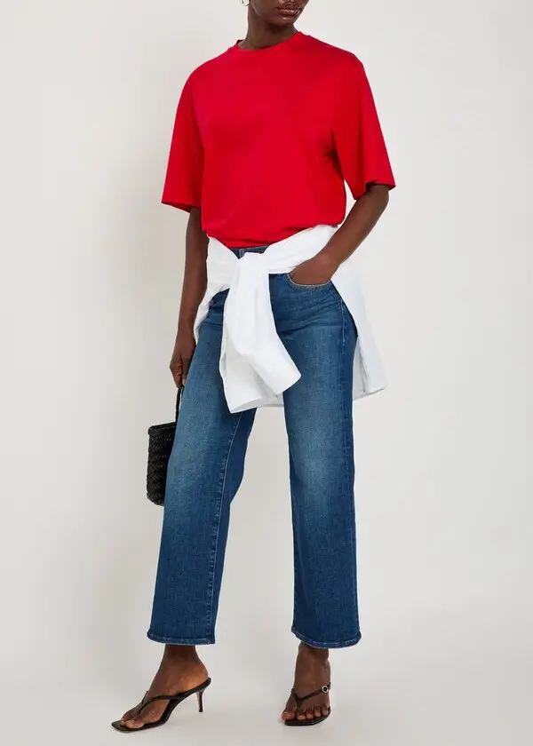 MOTHER The Mid Rise Rambler Stretch-denim Jeans - Blue