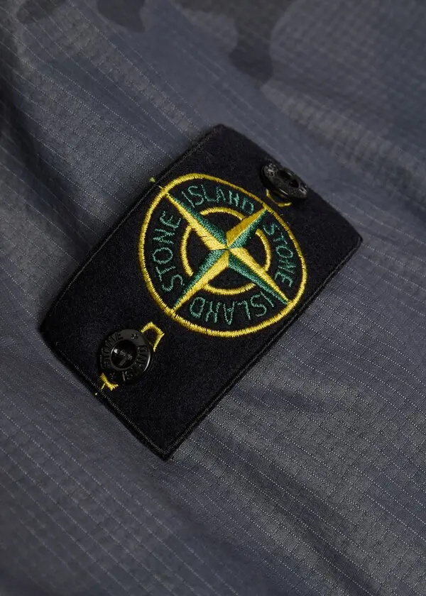 Stone Island Camo-print Cotton-blend Shirt
