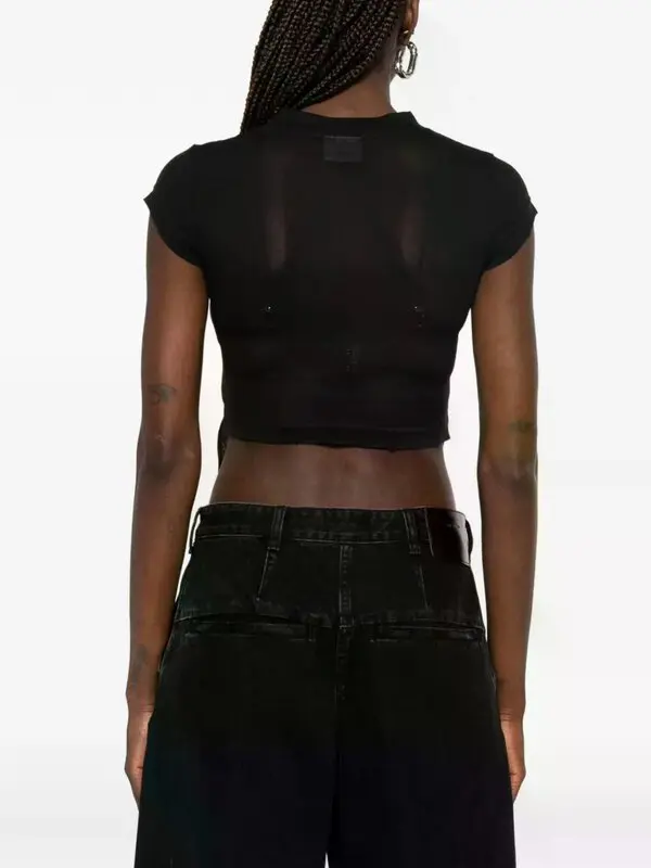 Balenciaga Logo-print Side-slit T-shirt