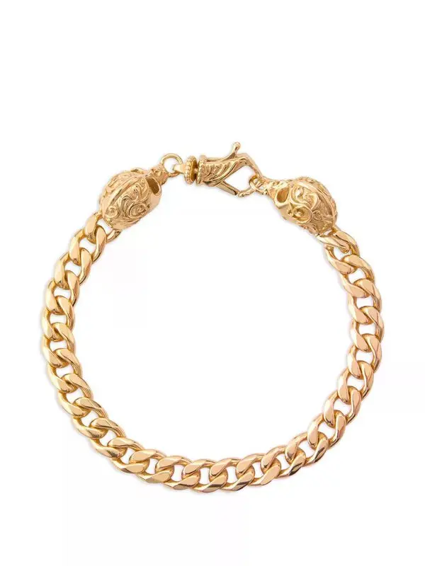 Emanuele Bicocchi Skull-detail Chain Bracelet - Gold