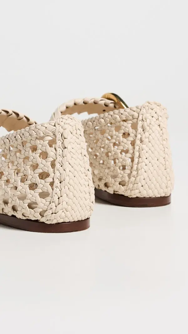 Zimmermann Alchemy Ballerina Flats - Milk
