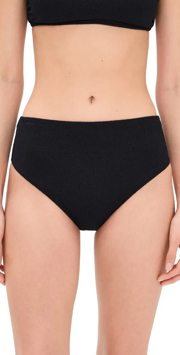 VIX PAULA HERMANNY Bela Full Bikini Bottoms - Black