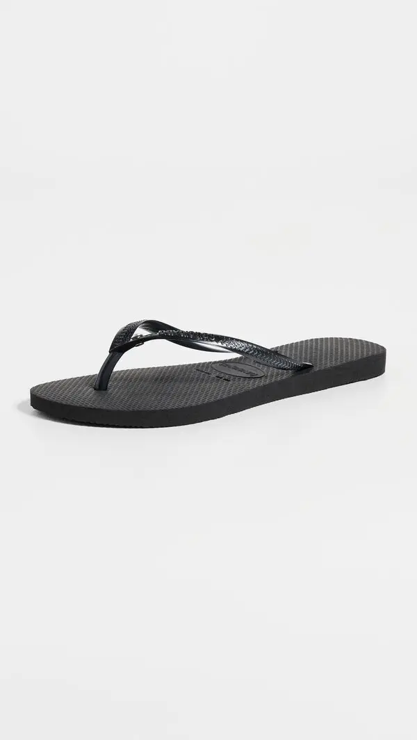 Havaianas Slim Crystal Sw Ii Sandals - Black