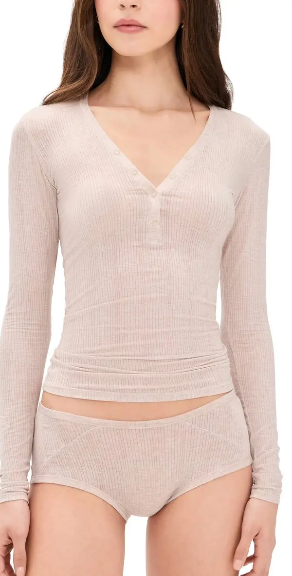 NEGATIVE Whipped Henley Top