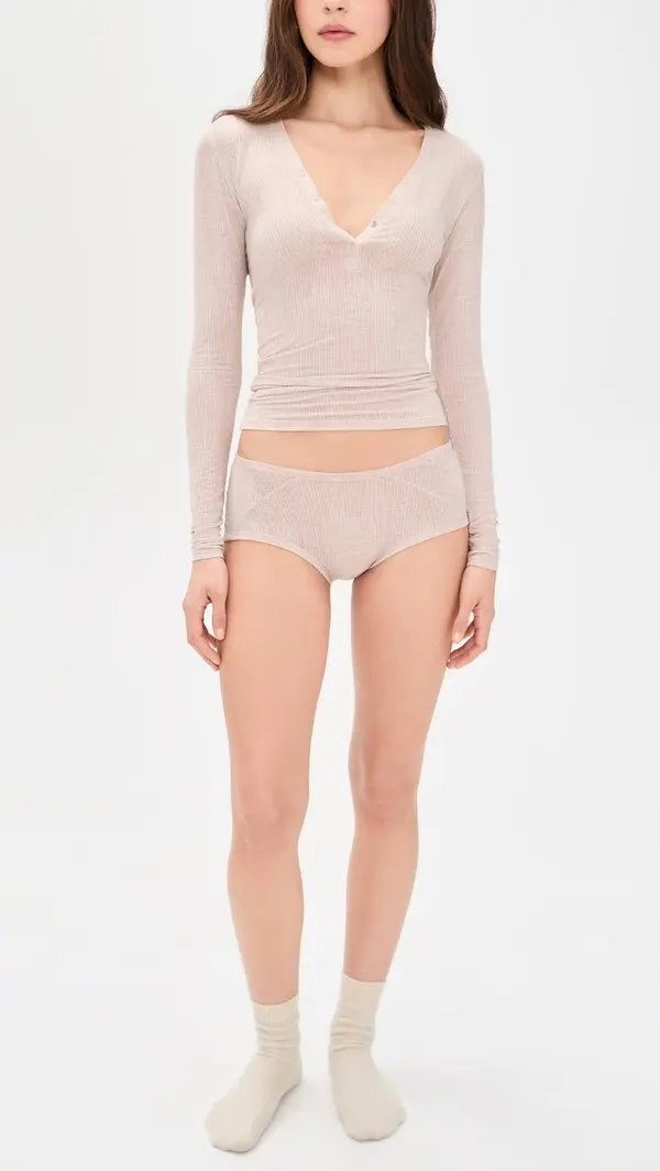 NEGATIVE Whipped Henley Top
