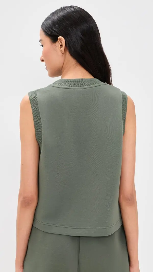 Varley Shea Crop Tank - Thyme