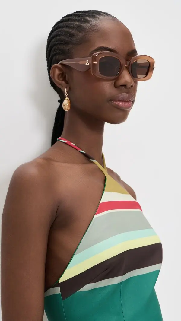 Le Specs X Alemais Celestina Sunglasses - Tan