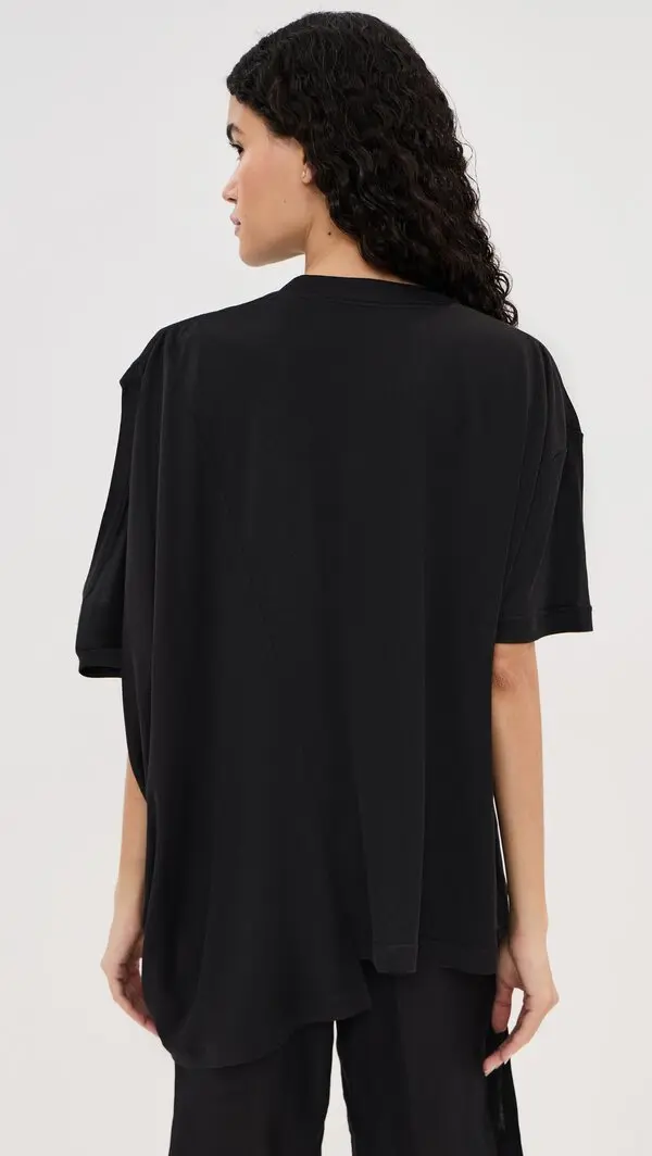 FRENKEN Combined Silk Jersey T-shirt