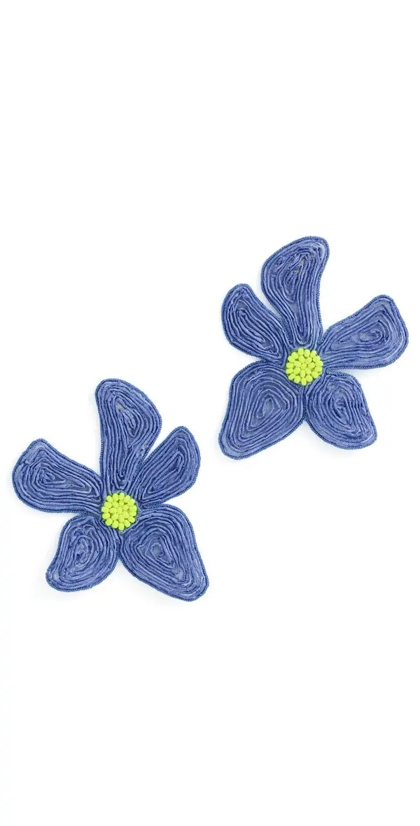 Mignonne Gavigan Azul Statement Earrings - Blues