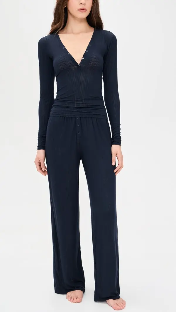 NEGATIVE Whipped Henley Top