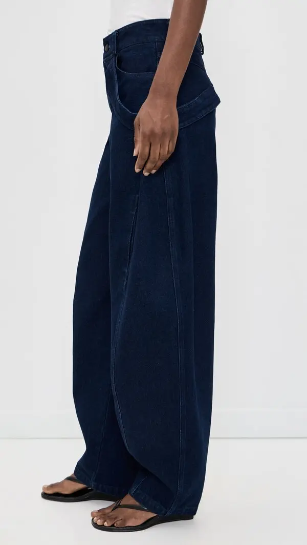 CULTNAKED Barrel Jeans In Raw Denim