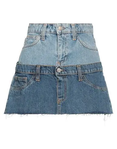 VICOLO Denim Couture Flared Skirt