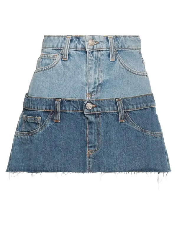 VICOLO Denim Couture Flared Skirt
