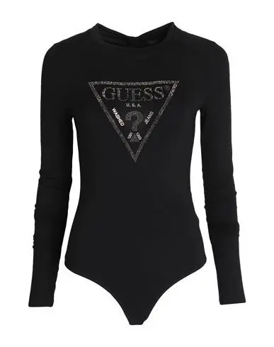 Guess Bodysuit With Brand Logo And Crystals