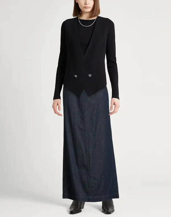 Theory Denim Flared Skirt