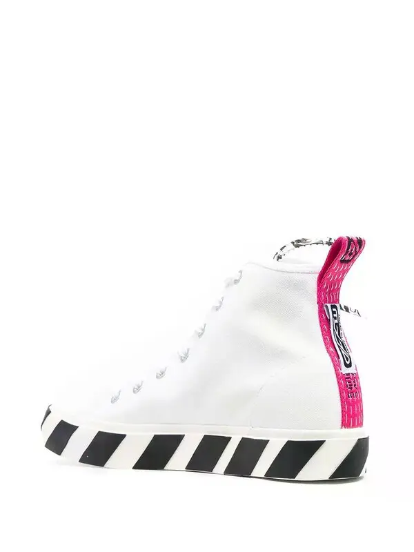 Off-White Vulcanised Mid-top Sneakers