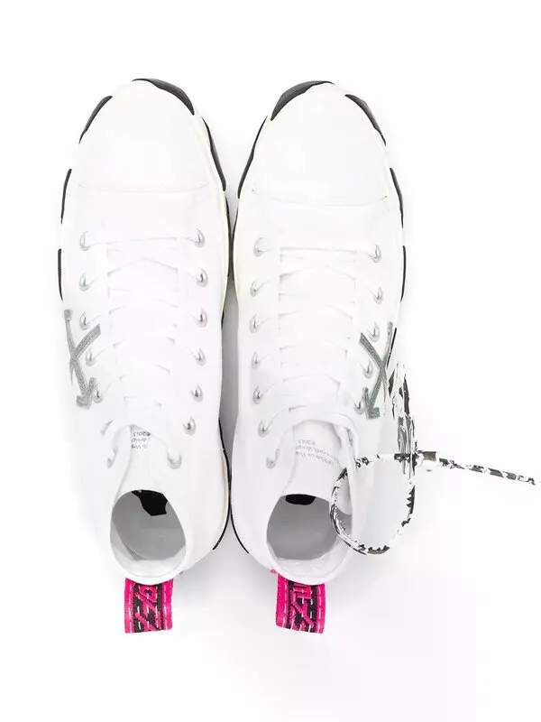 Off-White Vulcanised Mid-top Sneakers