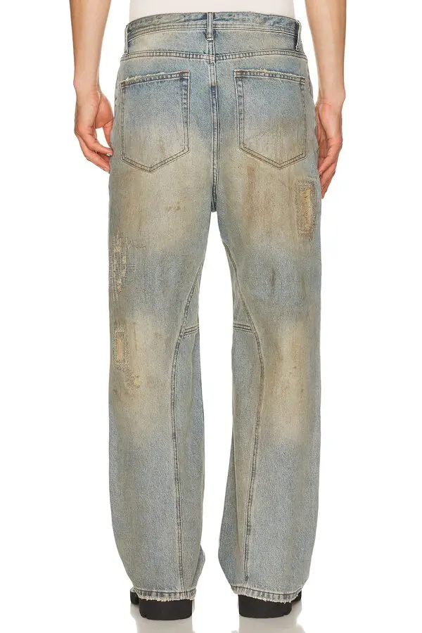 Andersson Bell Destroyed Wide Leg Jeans