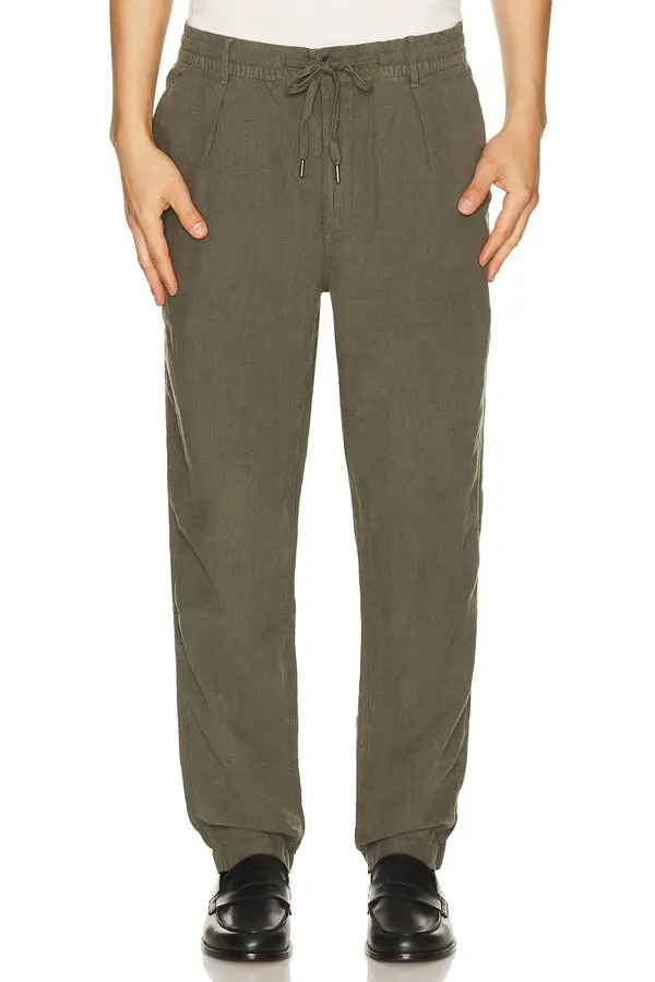 Polo Ralph Lauren Prepster Linen Pant - New Olive