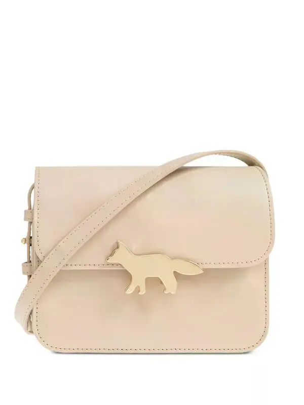 Maison Kitsuné Edie Fox-plaque Shoulder Bag