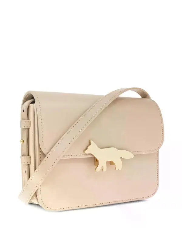 Maison Kitsuné Edie Fox-plaque Shoulder Bag