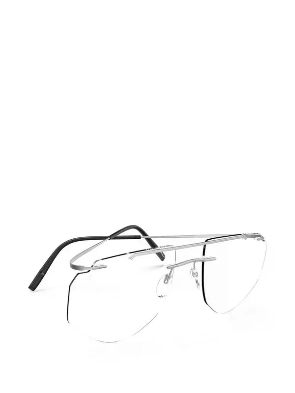 SILHOUETTE Titan Minimal Art Rimless Aviator Eyeglasses