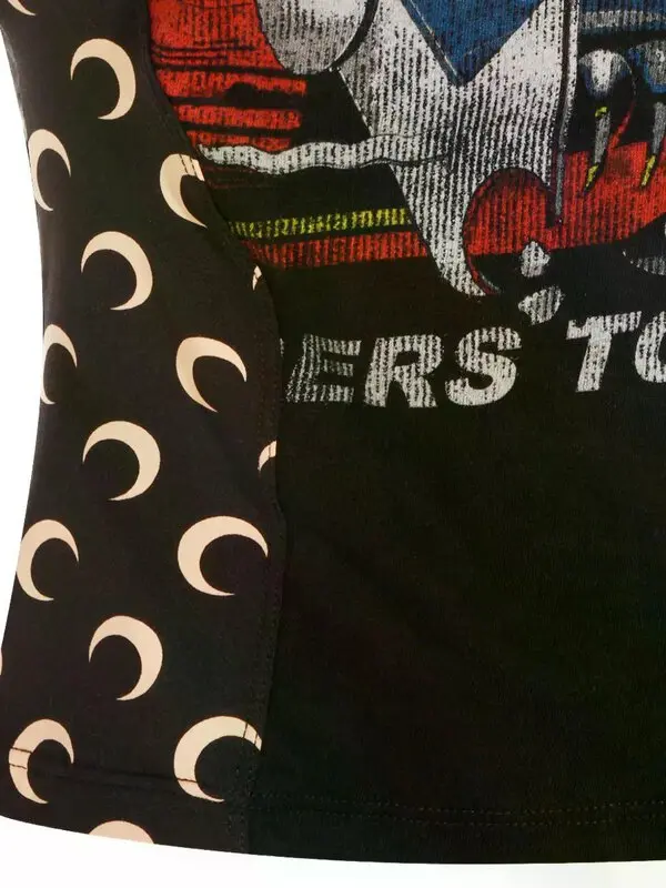 MARINE SERRE Upcycled Moon Jersey Baby Fit T-shirt