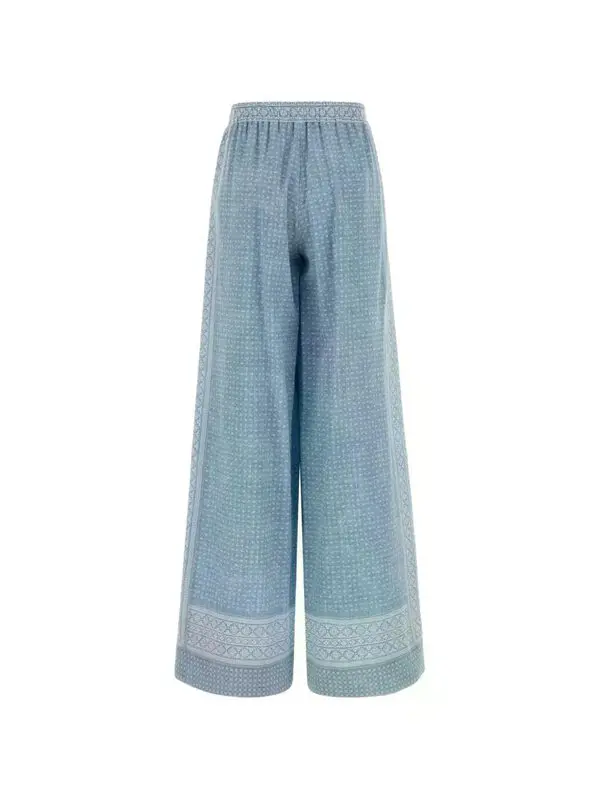 Ermanno Scervino Printed Palazzo Pants