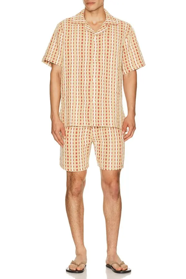 Oas Lano Cuba Shirt In Beige