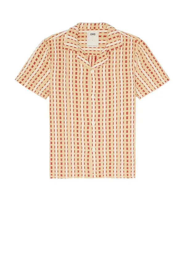 Oas Lano Cuba Shirt In Beige