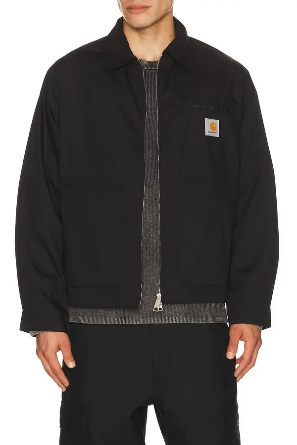 Carhartt Work In Progress Postal Jacket - Black